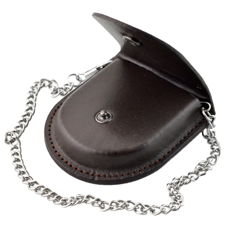 Brown Button Clasp Pouch – Brelsen
